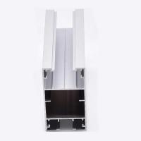 China 6063 Powder Coating Aluminum Door Profiles Glass Wardrobe Sliding Door Frame for sale