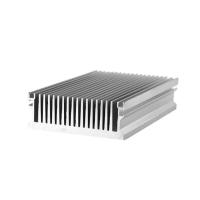 China Rectangular LED Bar Heatsink Profile Extrusion Aluminum Heat Sink In Power Amplifier for sale