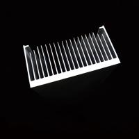 China Electrophoresis Extruded Aluminum Heatsink Black Anodized Aluminum Extrusion for sale