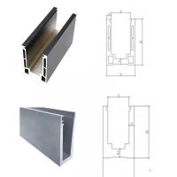 China 6063 T5 Glass Railing Aluminum Profile For Villa Apartment for sale