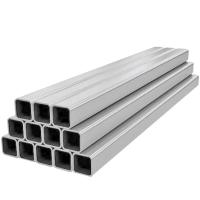 China Hollow Aluminium Square Tubes 6063 T5 Black Silver Seamless Aluminum Tubing for sale