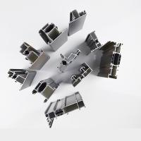 China Silver Black 6063 T5 Window Frame Sections Anodized Aluminium Extrusion for sale