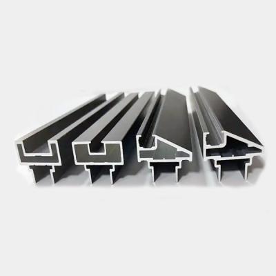 China Custom 6063 Window Frame Profile Aluminium Window Channel Anodize Surface for sale