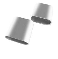 China Anodized Oxidation Aluminum Alloy Tube Telescopic Flat Sided Oval Aluminum Tubing for sale