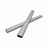 China Anodized Oxidation Aluminum Alloy Tube Telescopic Flat Sided Oval Aluminum Tubing for sale