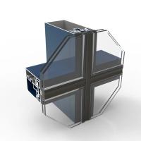 China Anodizing Glazed Aluminum Curtain Wall 6063 T5 Aluminium Curtain Walling for sale