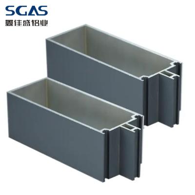 China Upright Aluminum Curtain Wall Profiles Anodizing Aluminium Building Frame for sale