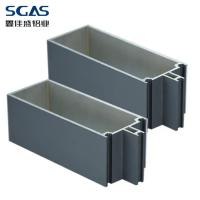 China Exterior Facade Panel Aluminum Curtain Wall Profiles Powder Coating Aluminium Glass Curtain Walls for sale