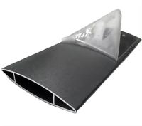 China 12-15 Days Delivery Time Aluminium Airfoil Extrusion with Customized Colors for sale