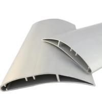 China Custom Building Facade Extruded Aerofoil Fins Aluminum Profile Louvers Blade for sale
