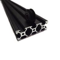 China Industrial Aluminum Profile National Standard 2020T Black 3D Printer Aluminum Profile for sale