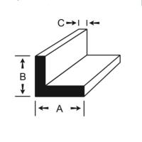 China Standard Specification 6063 Aluminum Alloy Angle Profiles for Structural Applications for sale