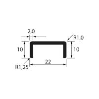 China U Channel Aluminium Rail 6063 U-Shape Aluminum Channel Aluminium Alloy For Channel Rail Price for sale