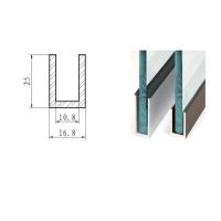 China U Channel Aluminium Rail 6063 U-Shape Aluminum Channel Aluminium Alloy For Channel Rail Price for sale