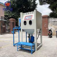 China High Pressure Manual Sandblasting Machine with Turntable Cart for sale