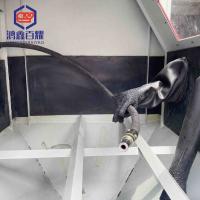 China High Pressure Manual Sandblasting Machine with Turntable Cart for sale