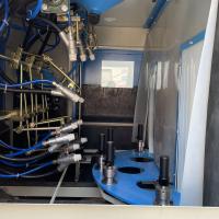 China Rotary Trolley Sandblaster Automatic Sand Blasting Machine for sale