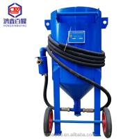China Dry / Wet Movable Portable Sandblasting Machine Dust Free Sandblaster Machine for sale