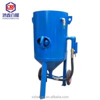 China Dry / Wet Movable Portable Sandblasting Machine Dust Free Sandblaster Machine for sale