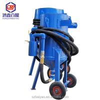 China Dry / Wet Movable Portable Sandblasting Machine Dust Free Sandblaster Machine for sale