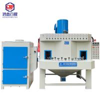 China Automatic Sandblasting Machine Turntable Type with 12PCS Boron Cabide Nozzle for sale