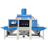 China Conveyor Type Automatic Sand Blasting Machine for sale