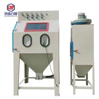 China Dry Sandblasting Machine Manual Cleaning Sand Blasting Cabinet 2.2KW for sale