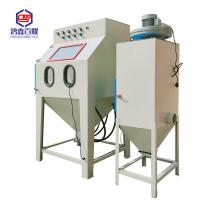China Dry Sandblasting Machine Manual Cleaning Sand Blasting Cabinet 2.2KW for sale