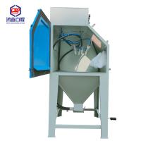 China Dry Sandblasting Machine Manual Cleaning Sand Blasting Cabinet 2.2KW for sale