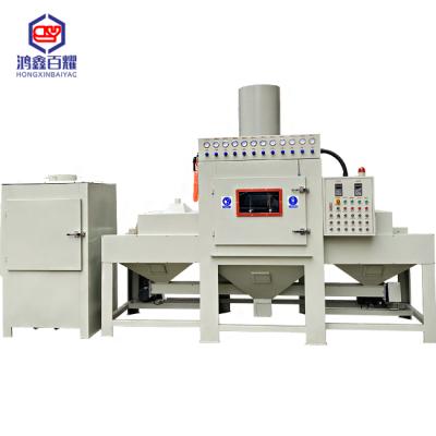 China Automatic Metal Sandblasting Machine Dust Removal System Included for sale