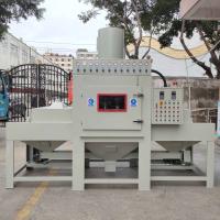 China Automatic Metal Sandblasting Machine Dust Removal System Included for sale