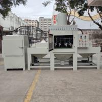 China Automatic Metal Sandblasting Machine Dust Removal System Included for sale