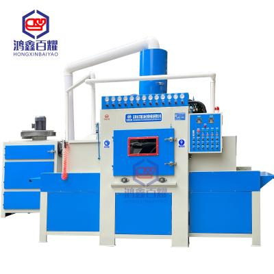 China PLC Automatic Sandblasting Machine Conveying Type With 16 Blasting Guns for sale