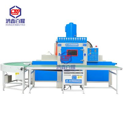 China Automatic Conveyer Type Sandblasting Cabinet Sand Blaster for sale