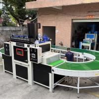 China Closed-loop System Conveyor Type Automatic Sand Blasting Machine for sale