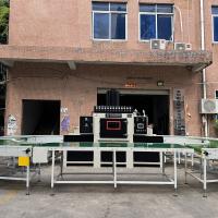 China Closed-loop System Conveyor Type Automatic Sand Blasting Machine for sale
