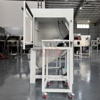 China Wheel Hub Sandblasting Cabinet Turntable Manual Operating for sale
