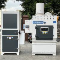 China Automatic Sand Blasting Machine with Rubber Belt Track for sale