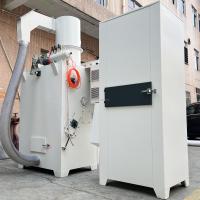 China Automatic Sand Blasting Machine with Rubber Belt Track for sale