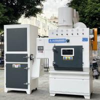 China Automatic Sand Blasting Machine with Rubber Belt Track for sale