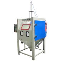 China Double Gun Dustless Sand Blasting Machine For Cleaning Metal for sale
