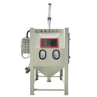China Double Gun Dustless Sand Blasting Machine For Cleaning Metal for sale