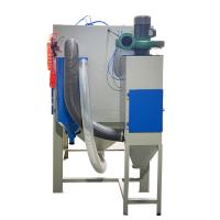 China Double Gun Dustless Sand Blasting Machine For Cleaning Metal for sale