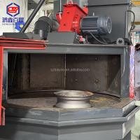 China Wheel Shot Blasting Machine Rotary Table Shot Blast Machine for sale