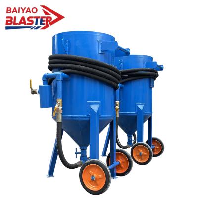 China High Pressure Portable Sand Blasting Machine Mobile Outdoor for sale
