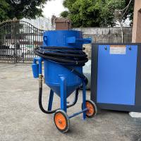 China High Pressure Portable Sand Blasting Machine Mobile Outdoor for sale