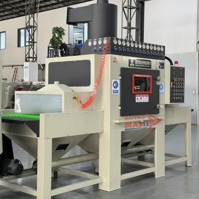 China Fully Automatic Conveyor Surface automatic sand blasting machine For Various Workpieces for sale