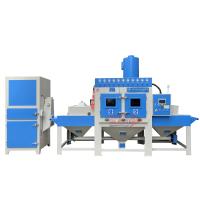 China Stainless Steel Sheets Glass Panels Surface Automated Sand Blaster low noise for sale