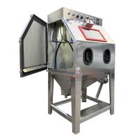 China Mini Vapor Blaster Automatic Wet Sandblasting Machine With Roller Basket Efficient Solution For Mass Hardware Parts for sale