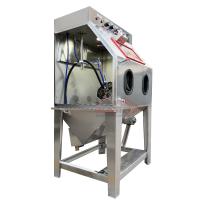 China Mini Vapor Blaster Automatic Wet Sandblasting Machine With Roller Basket Efficient Solution For Mass Hardware Parts for sale